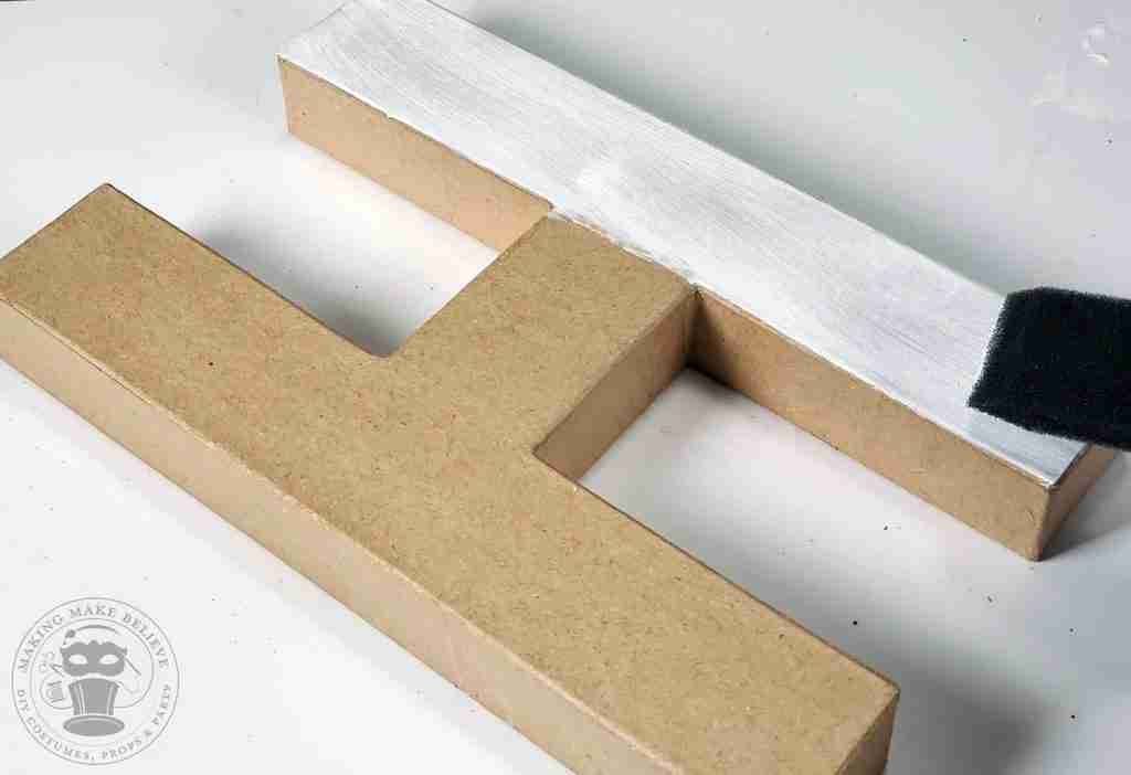 How To Decorate Reversible Paper Mache Letters | Making Make Believe