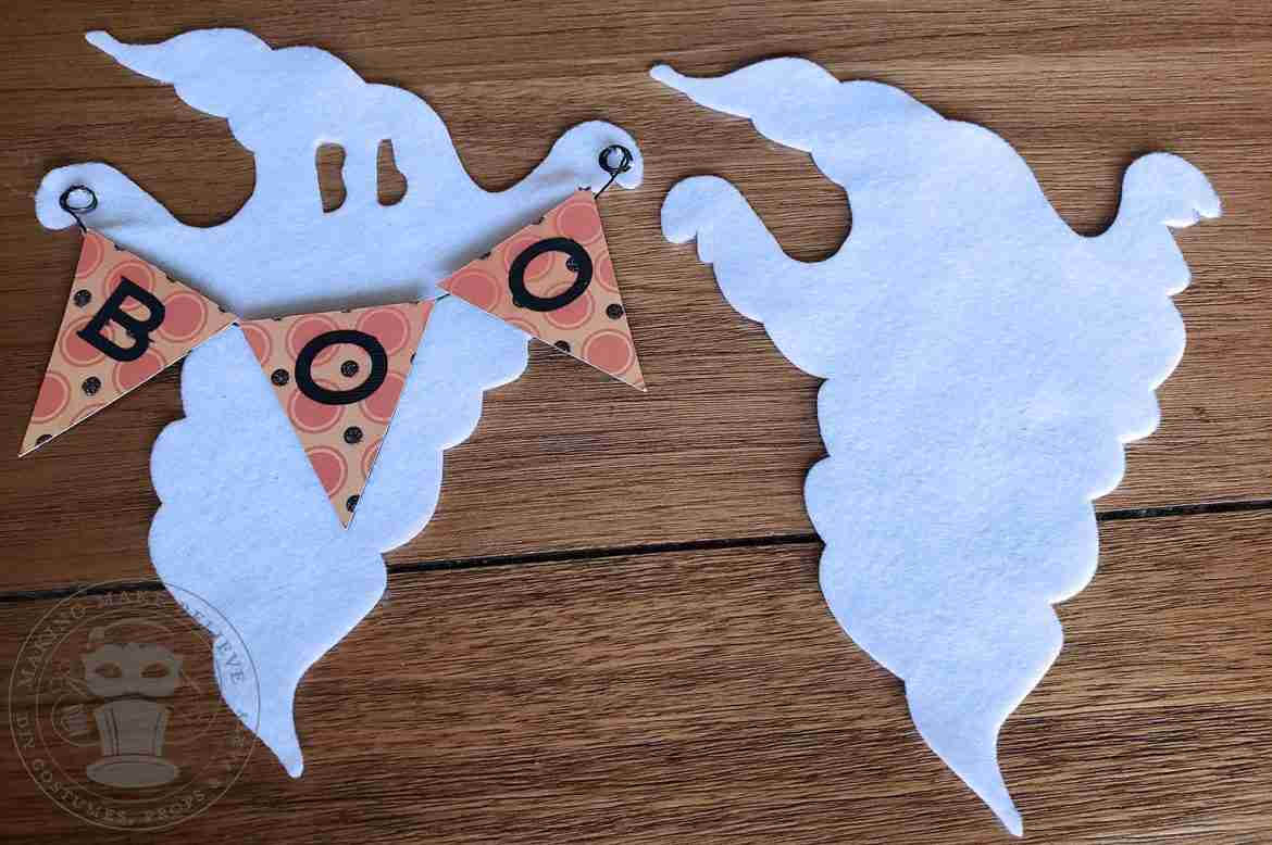 Make A DIY Ghost Ornament For Halloween Tree - Free Template | Making ...