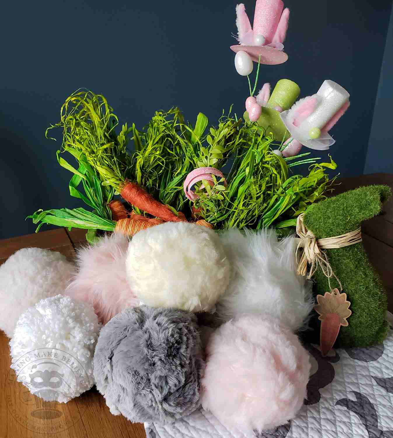 How To DIY A Fast Easy and Super Fluffy Bunny Tail | Making Make Believe