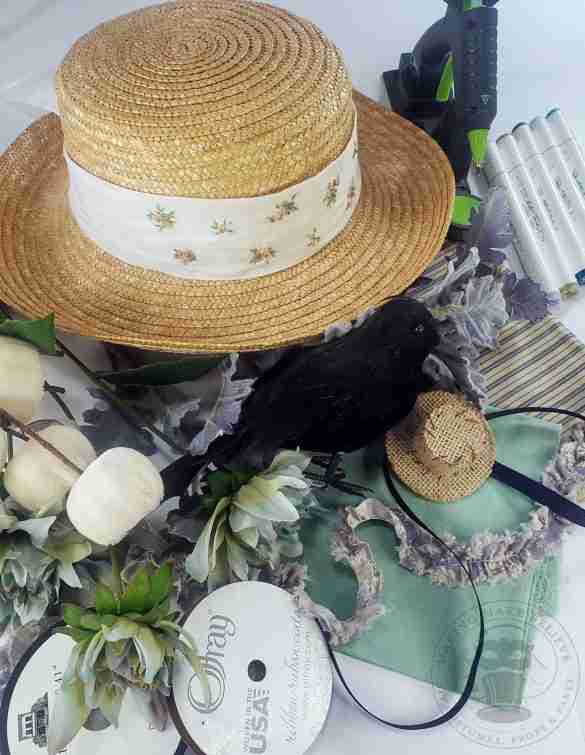 How To Make A Scarecrow Hat From A Straw Hat | Making Make Believe