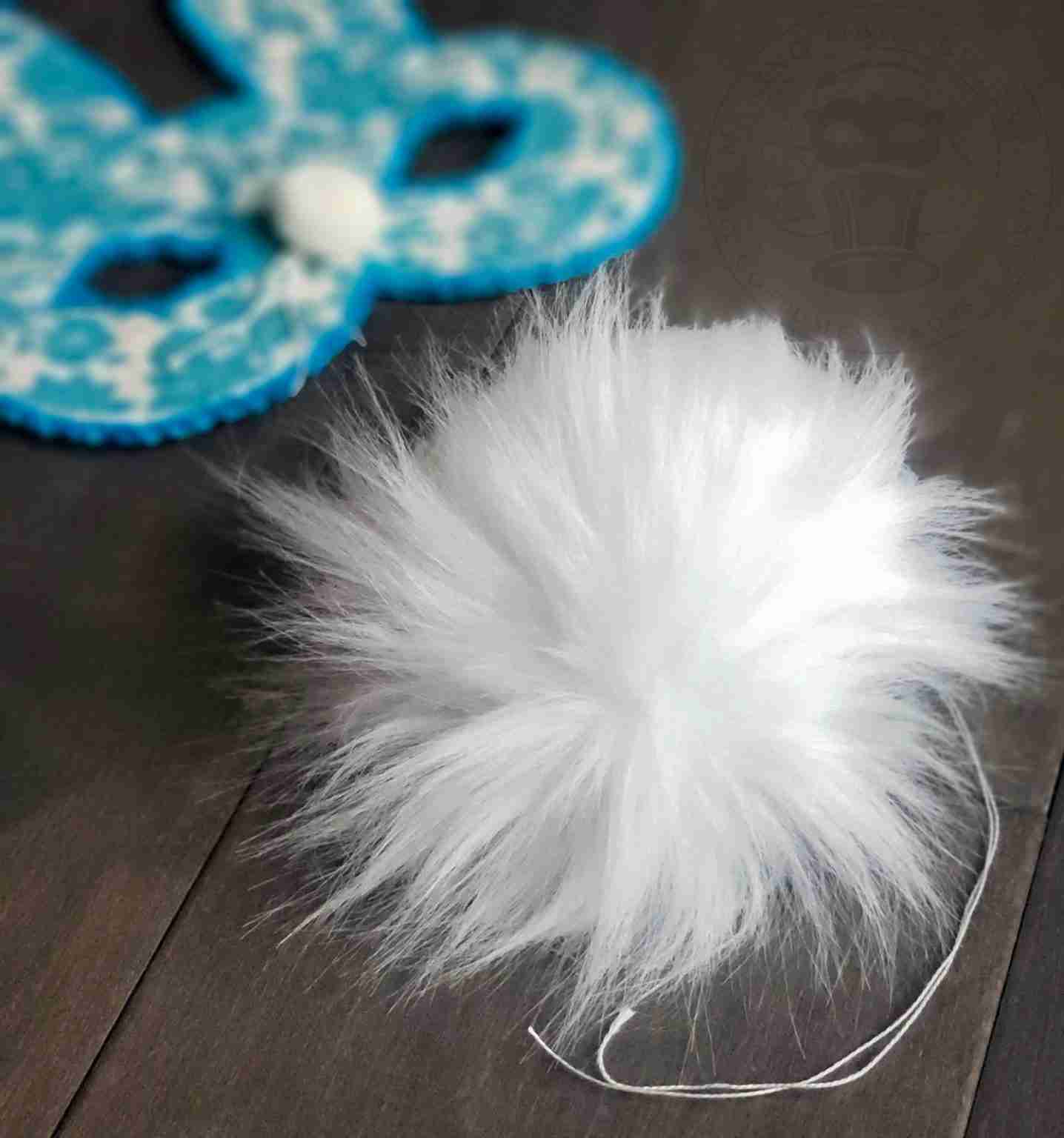 How To Make A DIY Faux Fur Bunny Tail In 4 Easy Steps | Making Make Believe