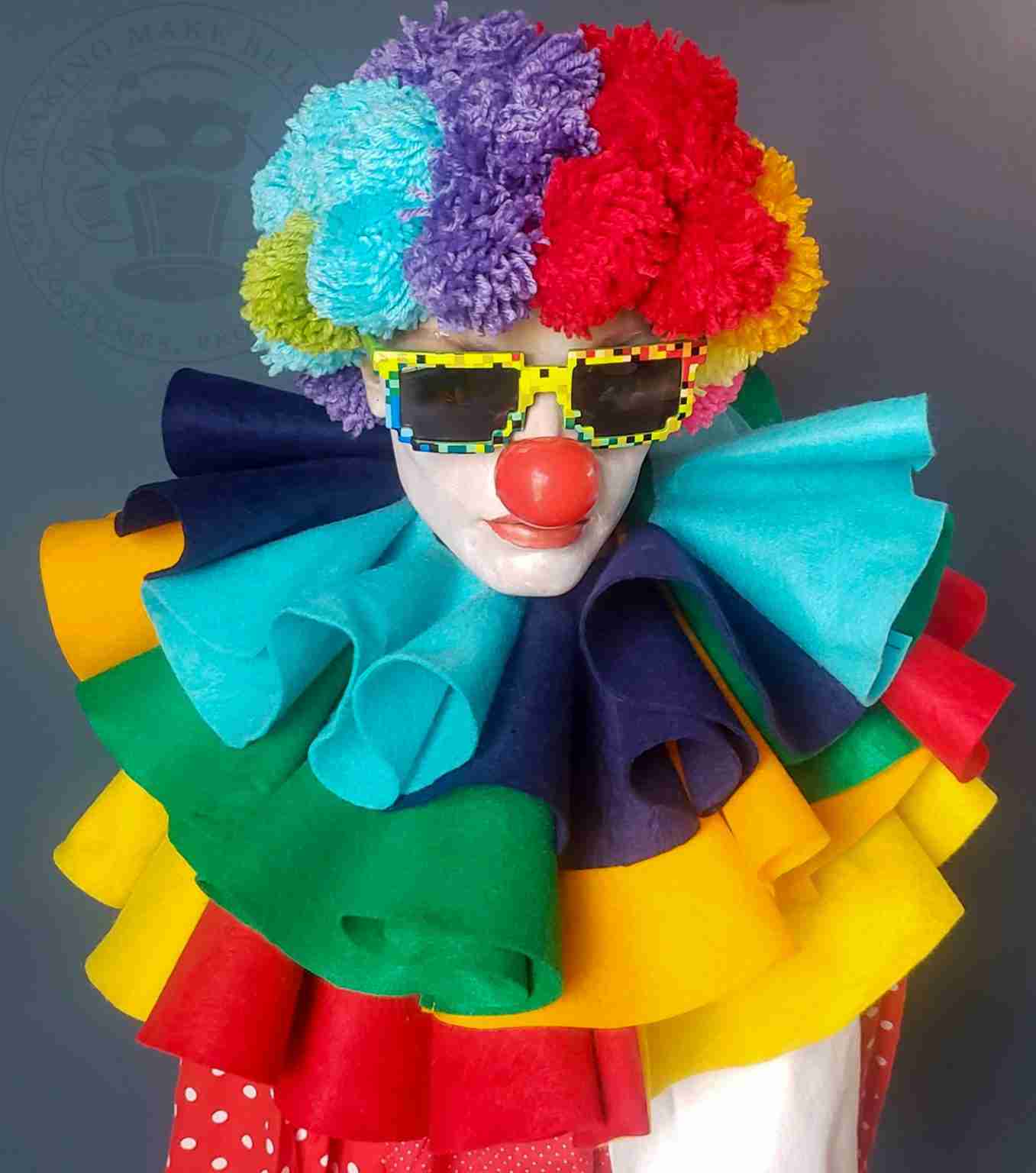 How To Make A Clown Collar - Easy Stackable Neck Ruffle | Making Make ...