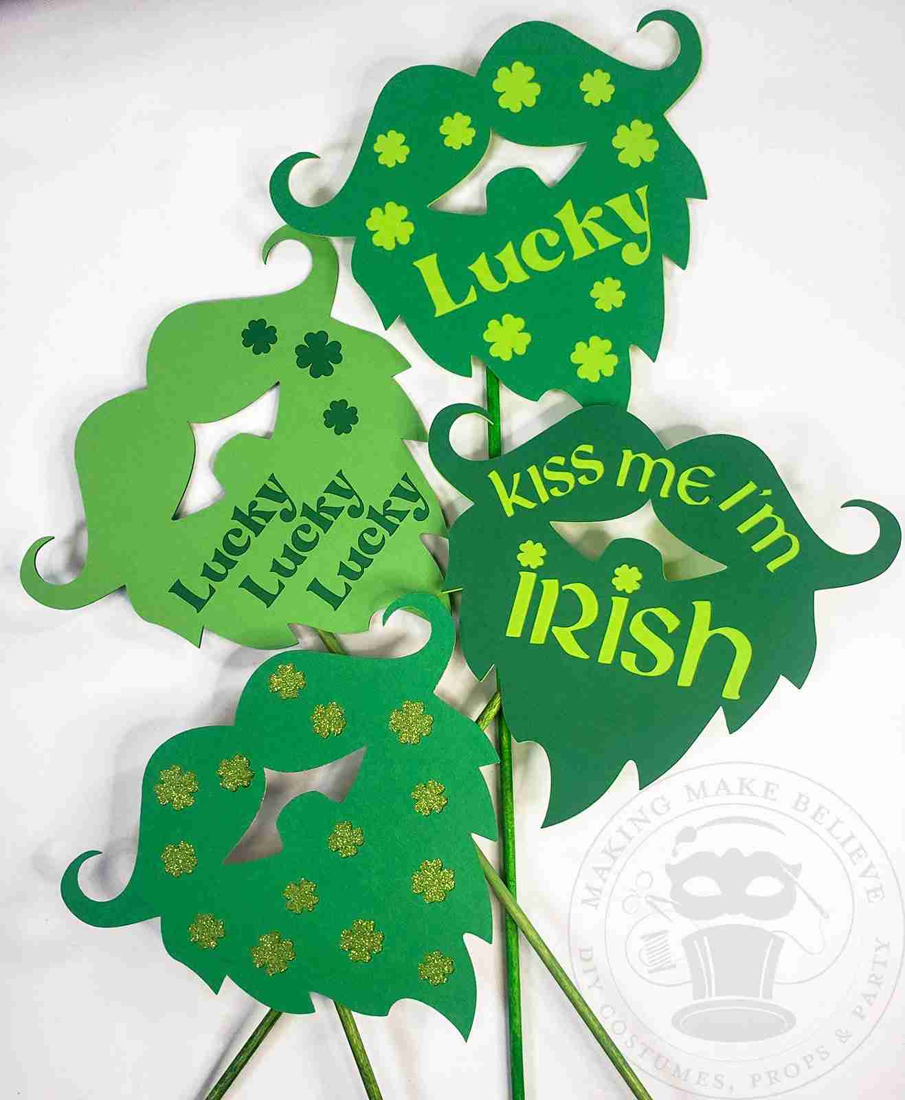 Paper Leprechaun Beard For St. Patrick's Day - Green With Envy | Making ...