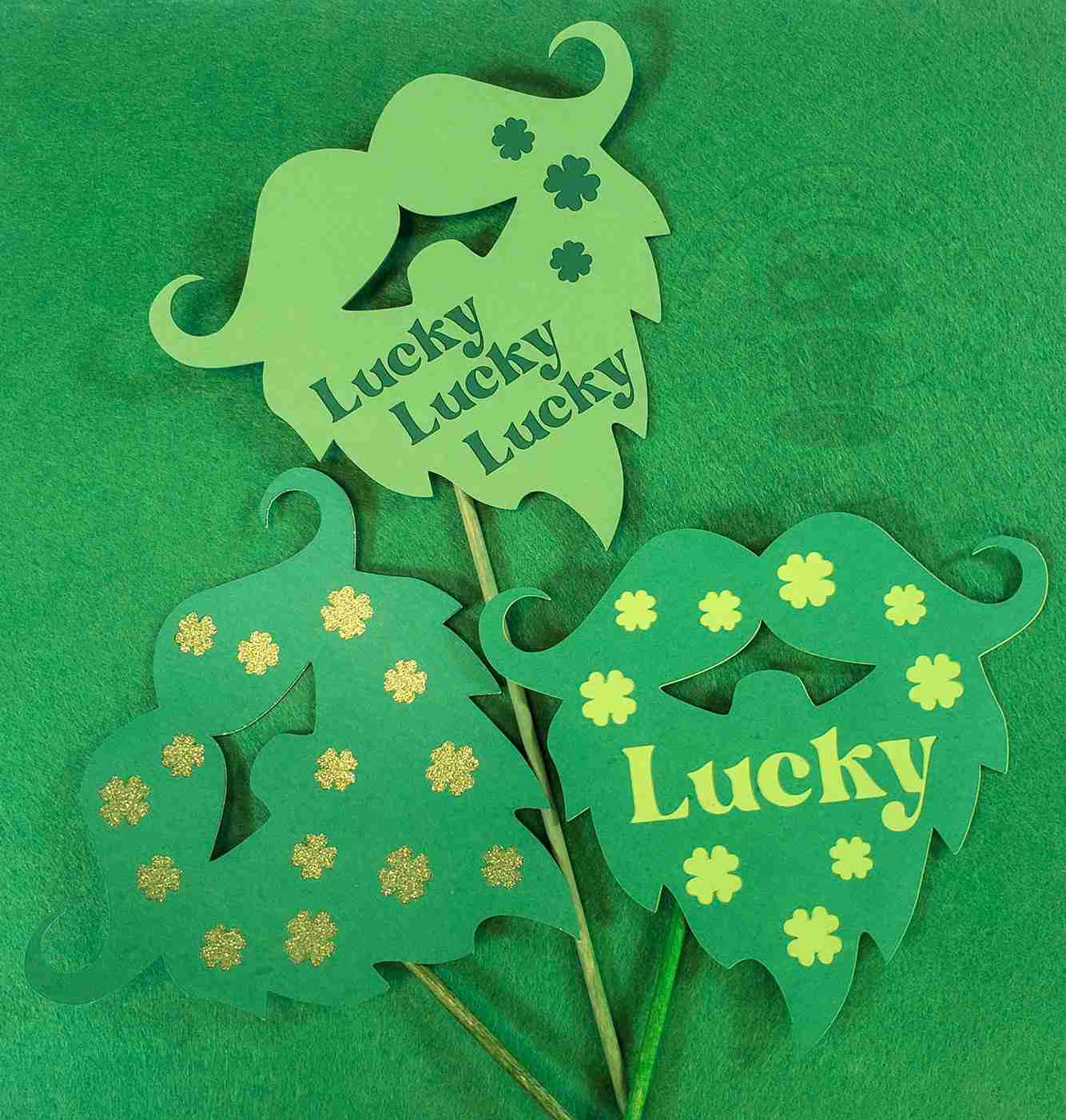 Paper Leprechaun Beard For St. Patrick's Day - Green With Envy | Making ...