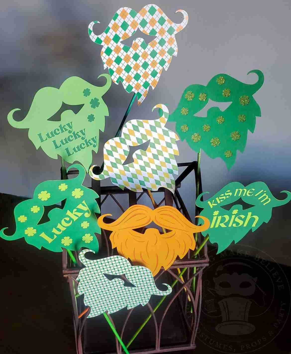 Paper Leprechaun Beard For St. Patrick's Day - Green With Envy | Making ...