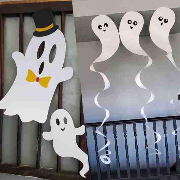 How To Make Ghost Decorations - Fast and Easy Halloween DIY | Making ...