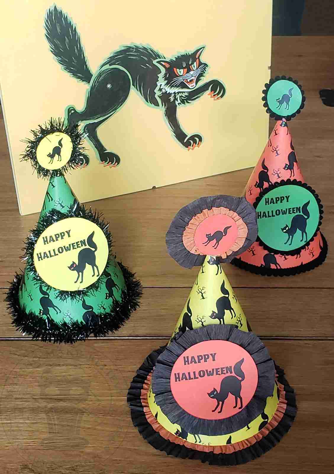 Free Halloween Party Hat Printables For An Epic Bash | Making Make Believe