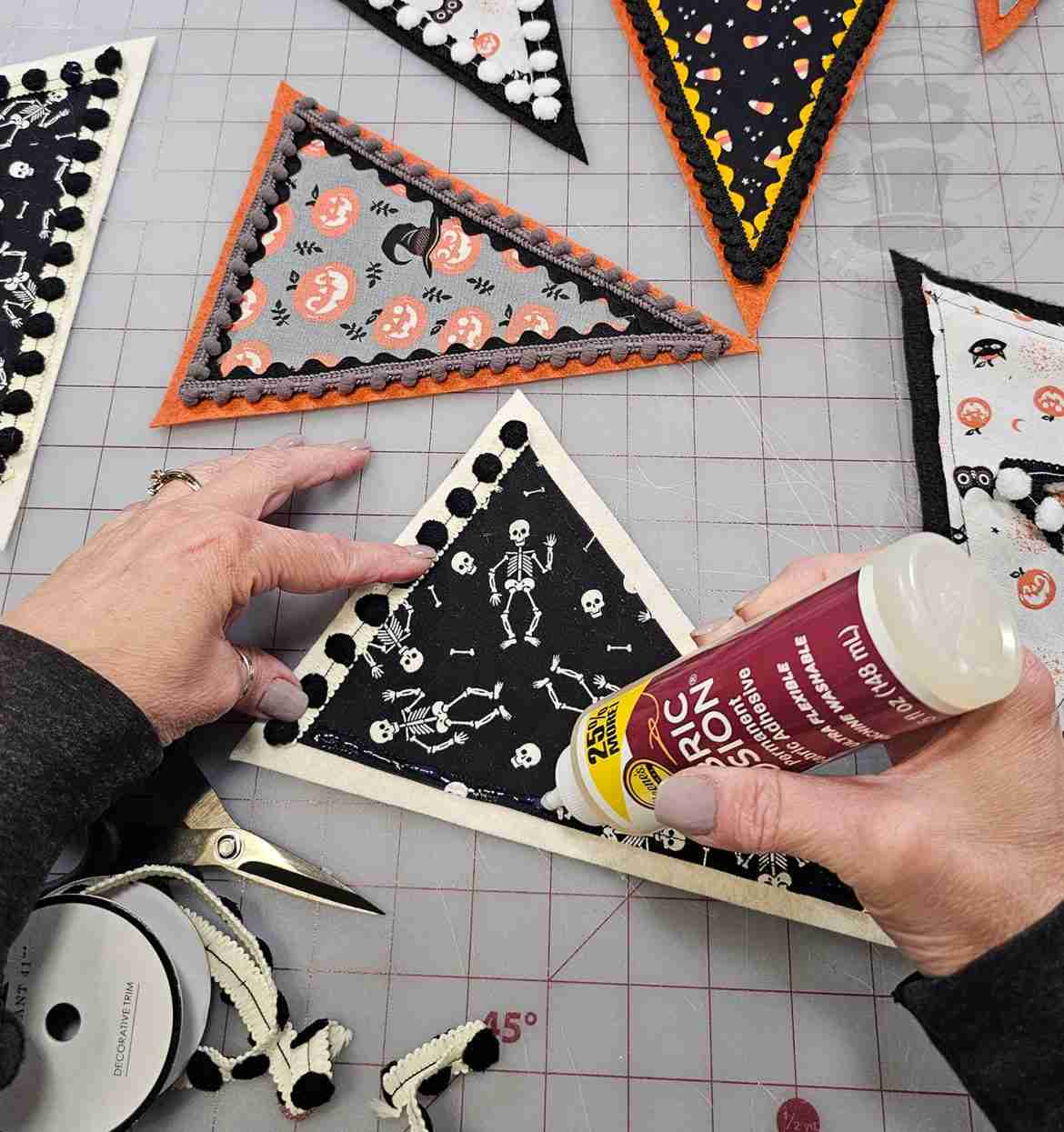 Whip Up a Wickedly Easy Halloween Pennant Banner: Free DIY | Making ...