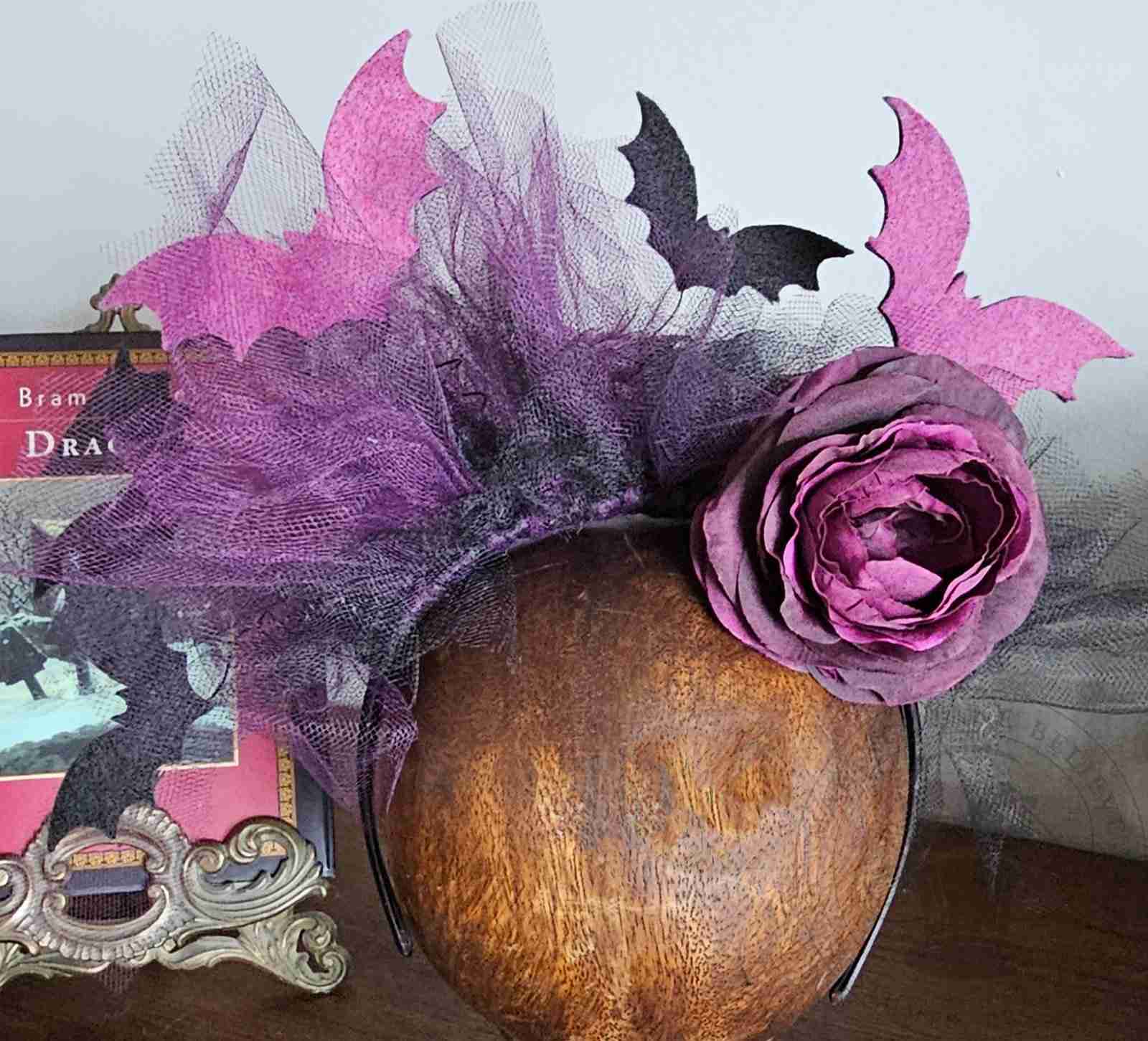 How To DIY A Super Simple Halloween Bat Headband | Making Make Believe