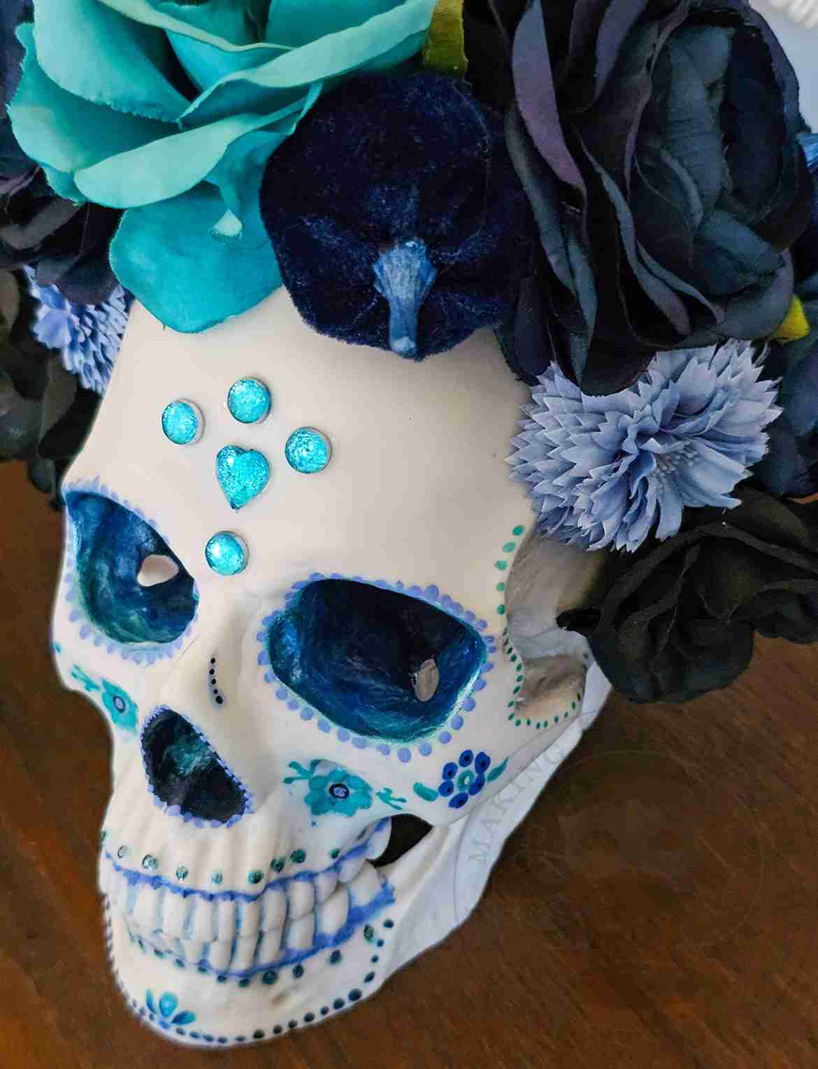 How To Make A Stunning DIY Sugar Skull From A Boring Brain Dome ...