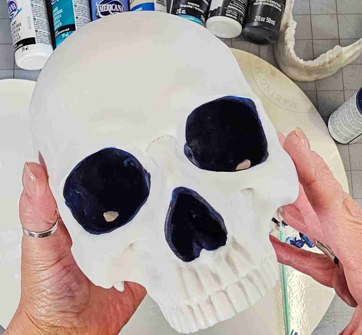 How To Make A Stunning DIY Sugar Skull From A Boring Brain Dome ...